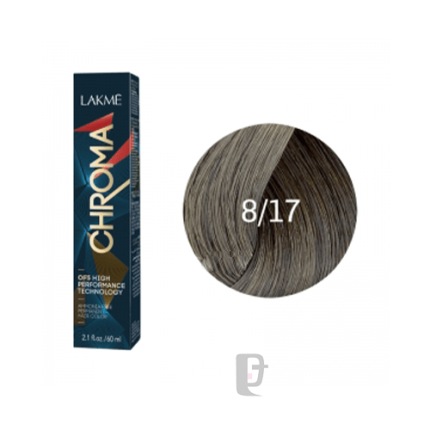 رنگ مو بدون آمونیاک کروما لاکمه 8.17 Lakme Chroma