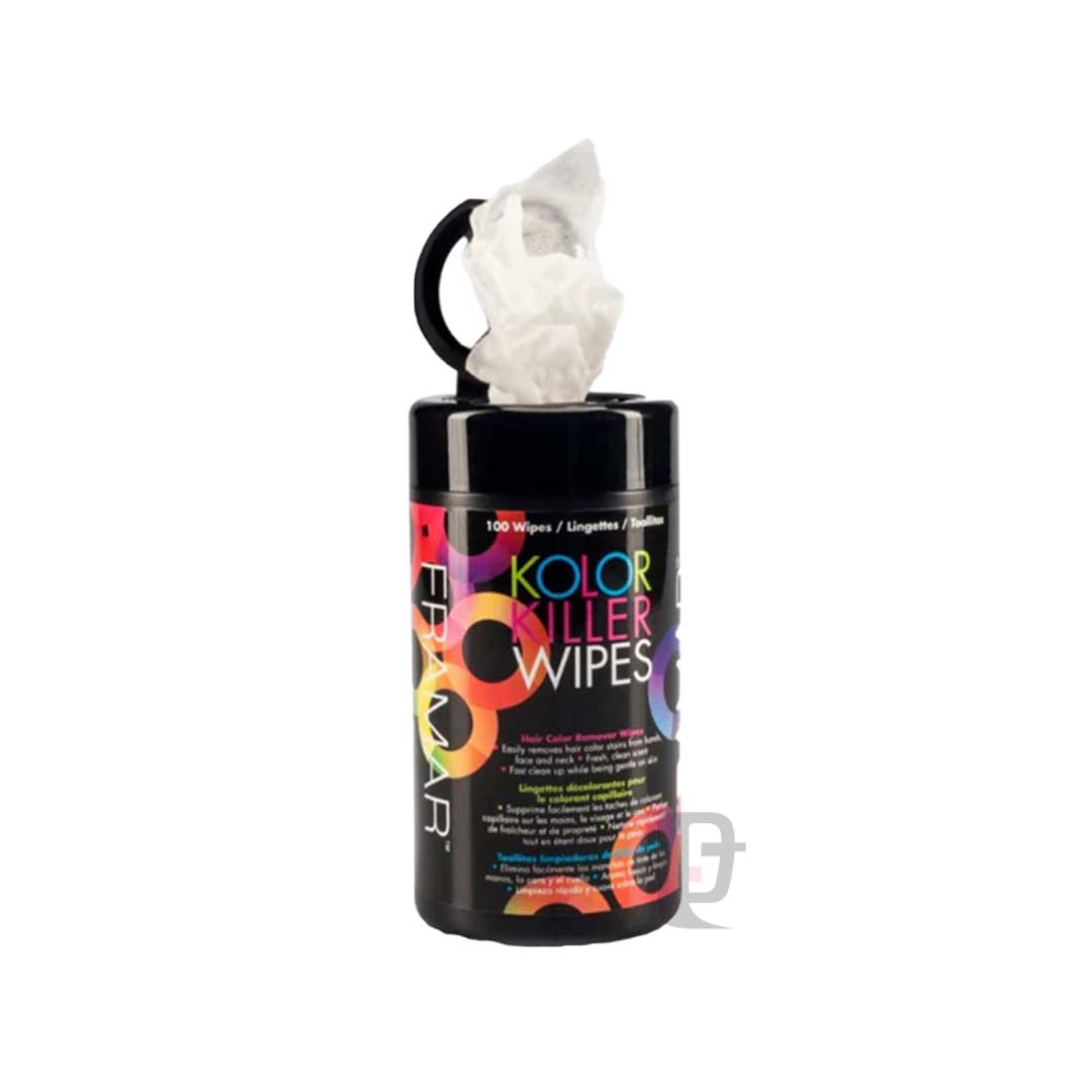 دستمال پاک کننده رنگ مو فرامار Framar Kolor Killer Wipe 100pcs ...
